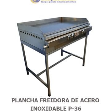 PLANCHA FREIDORA DE ACERO INOXIDABLE P-36 – Corproinsa